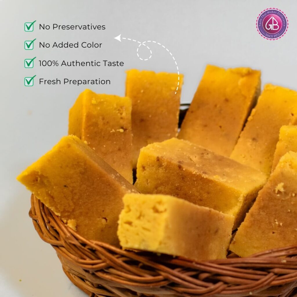 Buy Traditional Mysore Pak Online - Exceptional Quality